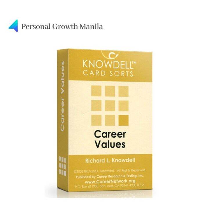 Knowdell Career Values Card Sort | Lazada PH