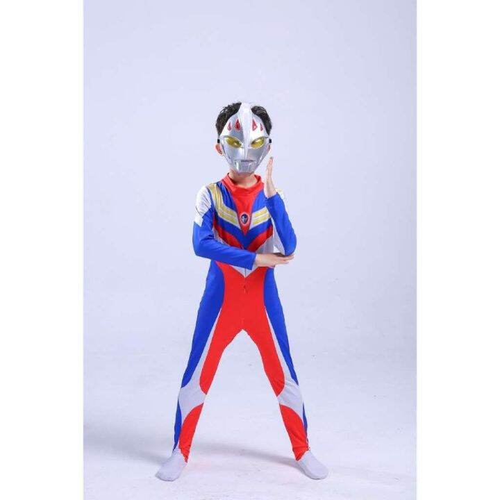 Ultraman Kids Realistic Cartoon Costume Pretend Play LED Light | Lazada