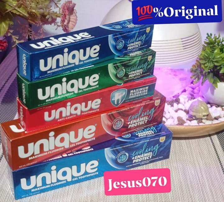 unique - "Cooling" +ENAMEL PROTECT - Maximum Floride Gel Toothpaste ...