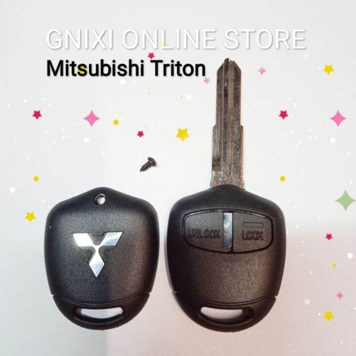 Mitsubishi Triton Key Shell Casing Replacement left side key blade | Lazada