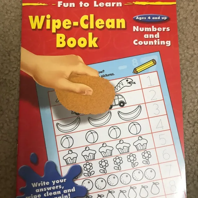 Wipe Clean Book - Numbers and Counting | Lazada PH