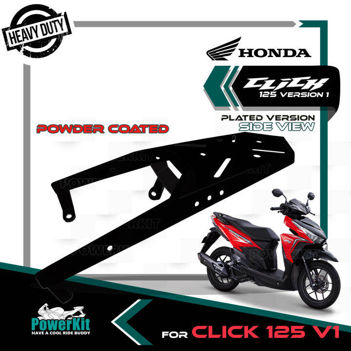 Top Box Bracket for Honda Click125 Bracket (V1) No Grab and Stay Grab ...
