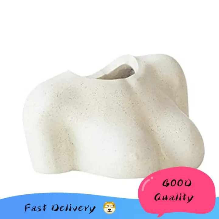 Resin Plant Pot Female Body Flower Vase Chest Butt Shaped Vase Indoor ...