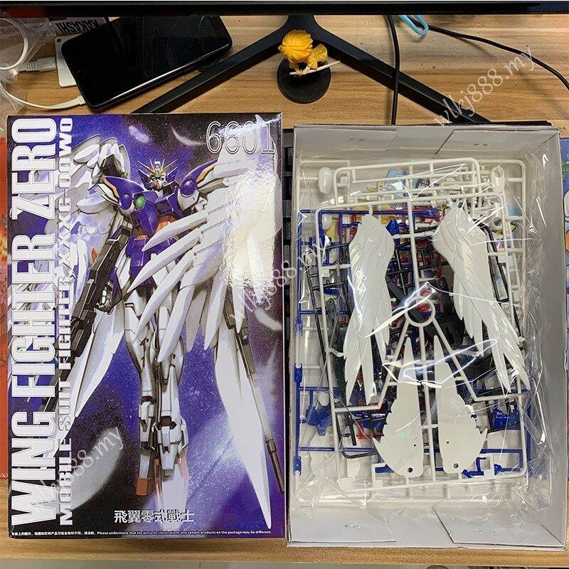 โมเดลฟิกเกอร์ Gundam Hg 1/144 Wing Fighter Zero Deathscythe Hell ของ ...
