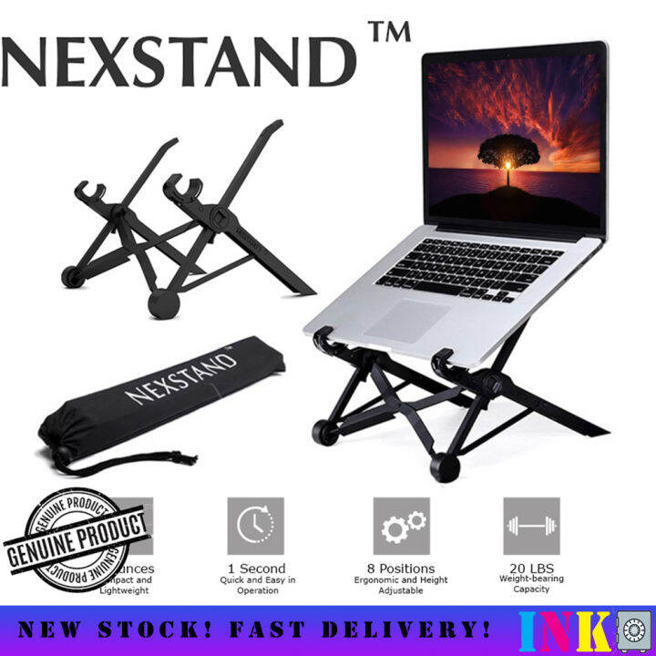 NexStand K2 Compact Foldable Laptop Stand - Height Adjustable, Portable ...