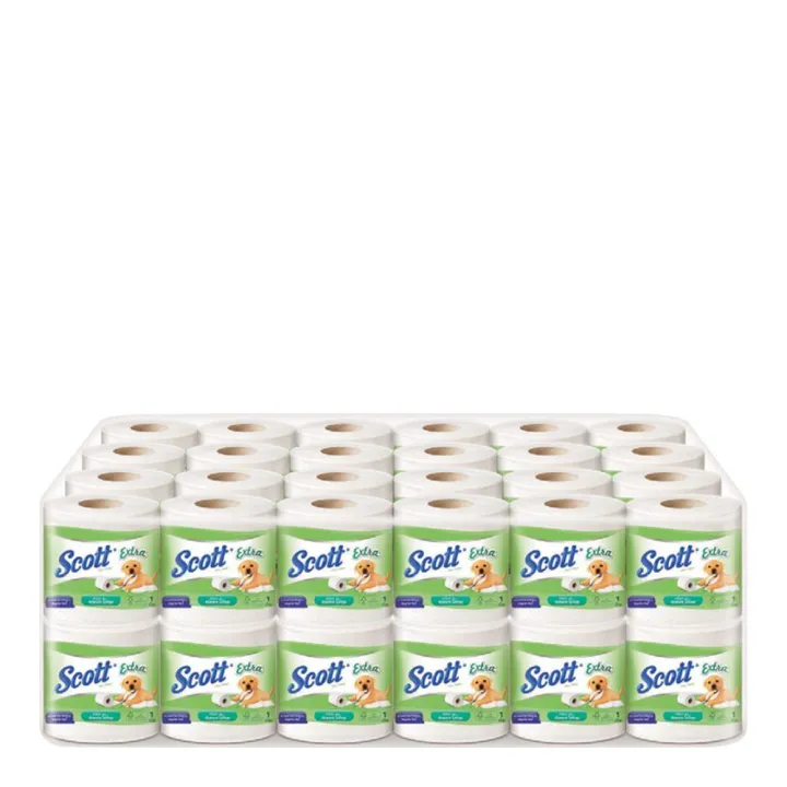 [พร้อมส่ง!!!] สก๊อตต์ เอ็กซ์ตร้า กระดาษชำระ ความยาวมาตรฐาน x 48 ม้วน ...