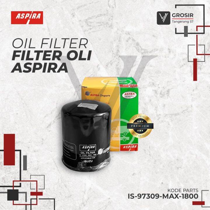 FILTER OLI DMAX PANTHER TOURING TRAGA ASPIRA IS-97309-MAX OIL FILTER ...