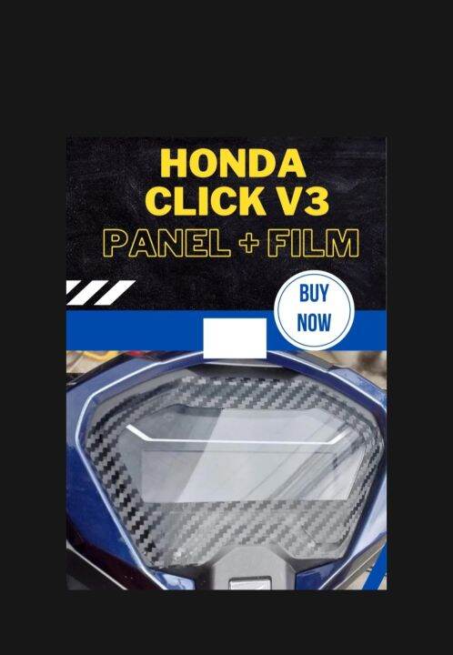 Honda Click V3 -3D Panel Protector With Film | Lazada PH