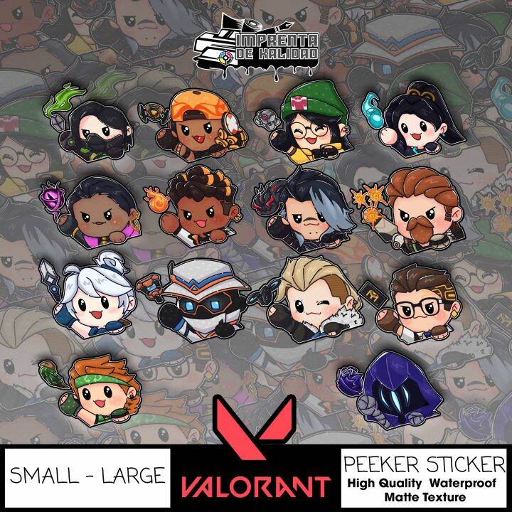 Valorant Agent Peeker Sticker ImprentaDekalidad | Lazada PH