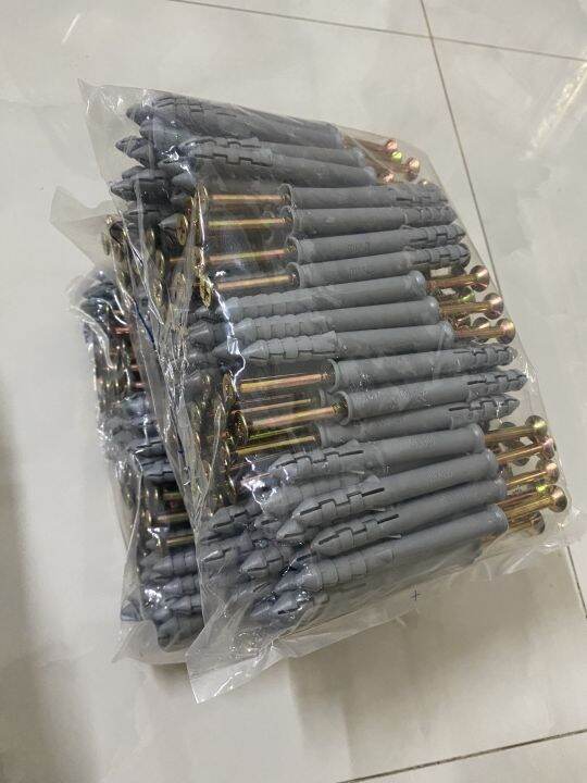 Bịch 100 con Vít tắc kê 10x100 lắp đặt khung bao cho cửa Nhôm, cửa gỗ ...