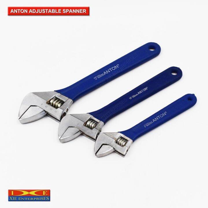 Anton Adjustable Wrench (8 10 12 ) Katala / Hand Tools Hardware(NEW XIE ...