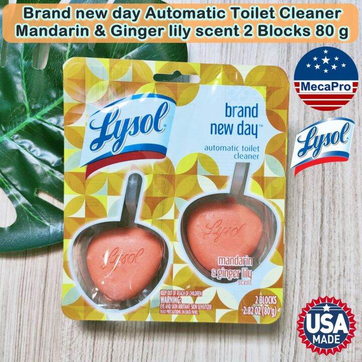 Lysol® Brand new day Automatic Toilet Cleaner 2 Blocks 80g น้ำยาล้างโถ ...