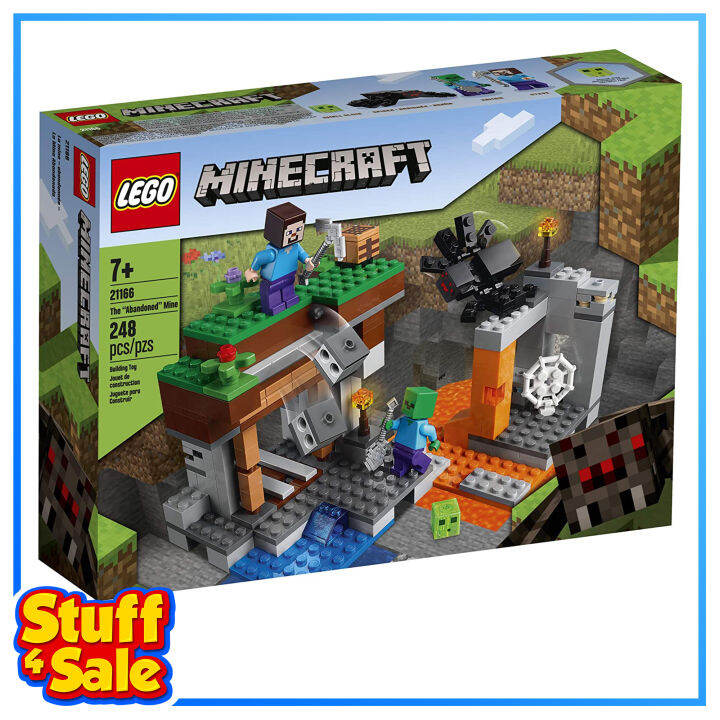 LEGO Minecraft 21166 The Abandoned Mine 248 Pieces | Lazada PH