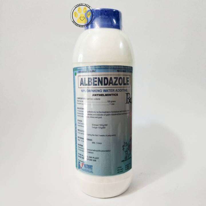NUTRIVET ALBENDAZOLE (1L) oral deworming | Lazada PH