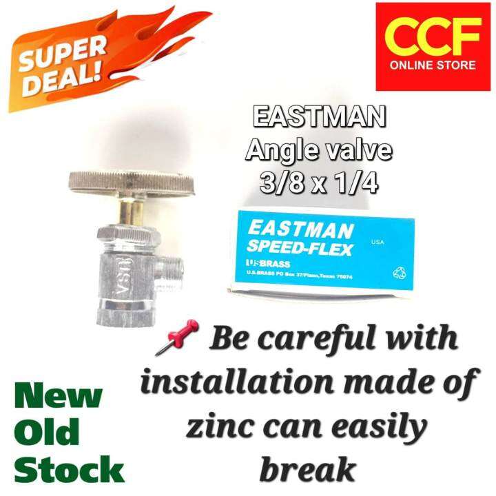 Eastman Angle Valve PVC 1/4 x 3/8 per piece | Lazada PH