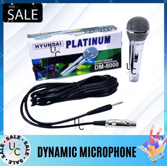 DM-8000 NEW Hyundai Platinum GOLD Professional Hyper-Capdiod Dynamic Microphone | Lazada PH