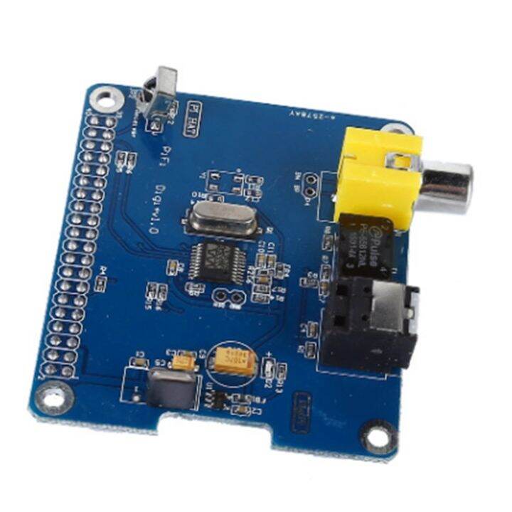 Digital Sound Card Blue Digital Sound Card I2S SPDIF Optical Fiber RCA ...