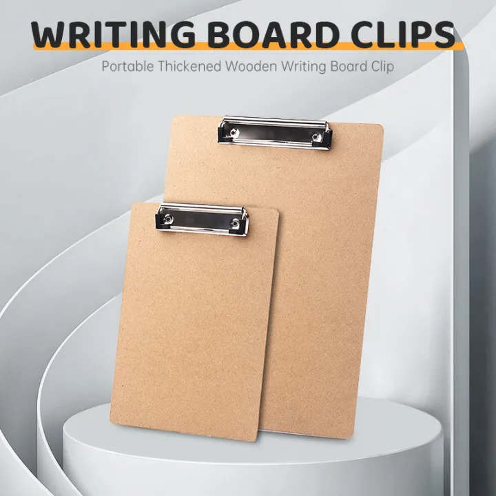 Portable Wooden Writing Board Clip Outdoor Sketching Meeting Record ...