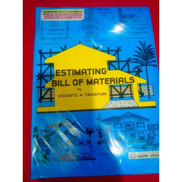 Estimating bill of materials by tagayun | Lazada PH