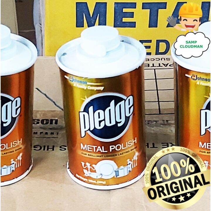 Original Johnson Pledge Metal Polish 150ml Bronze Chrome Copper Brass ...