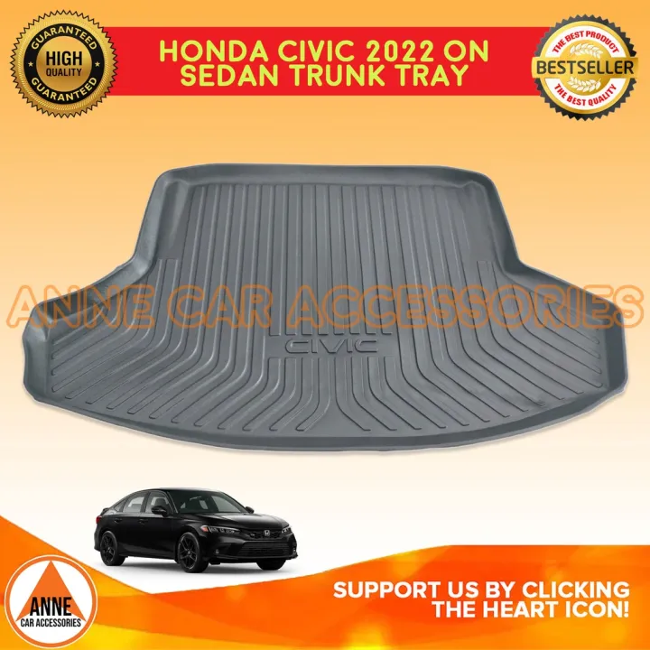 Honda Civic 2022 - Onwards Model Trunk Tray / Cargo Trunk Tray / Cargo ...