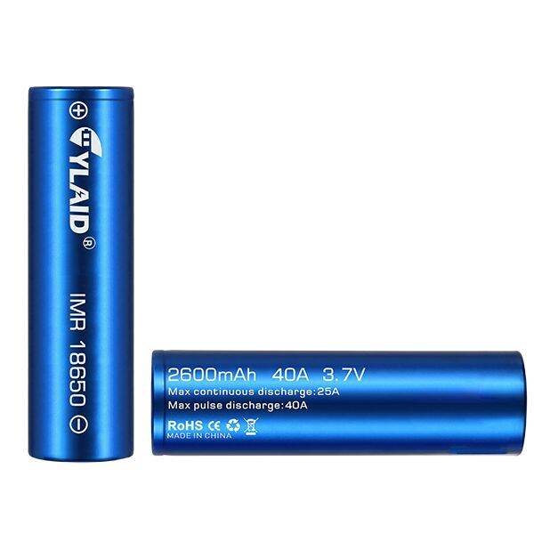 AUTHENTIC CYLAID BLUE 18650 IMR 2600MAH 40A ( PAIR ) | Lazada PH
