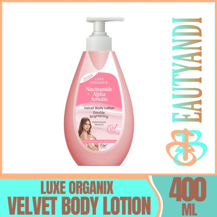 LUXE ORGANIX Luxe Organix Niacinamide + Alpha Arbutin Velvet Body ...