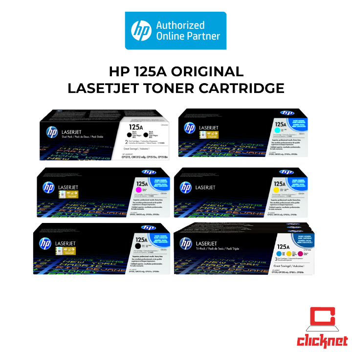 HP 125A Original LaserJet Toner Cartridge | Lazada