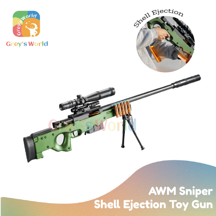 [Grey's World] Real size Sniper AWM guntoy, nerf guntoy, original color ...