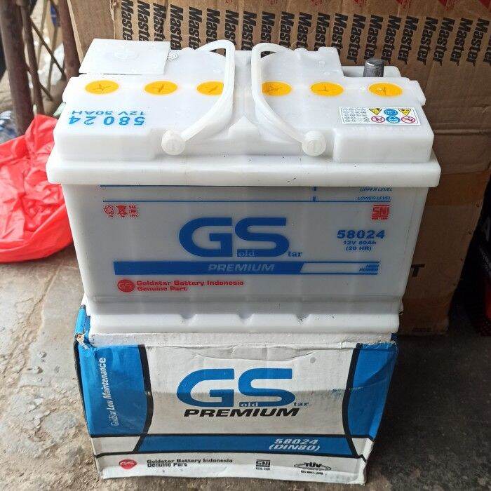 Aki Accu 580-24 12V 80Ah 80Amper Aki Basah | Lazada Indonesia