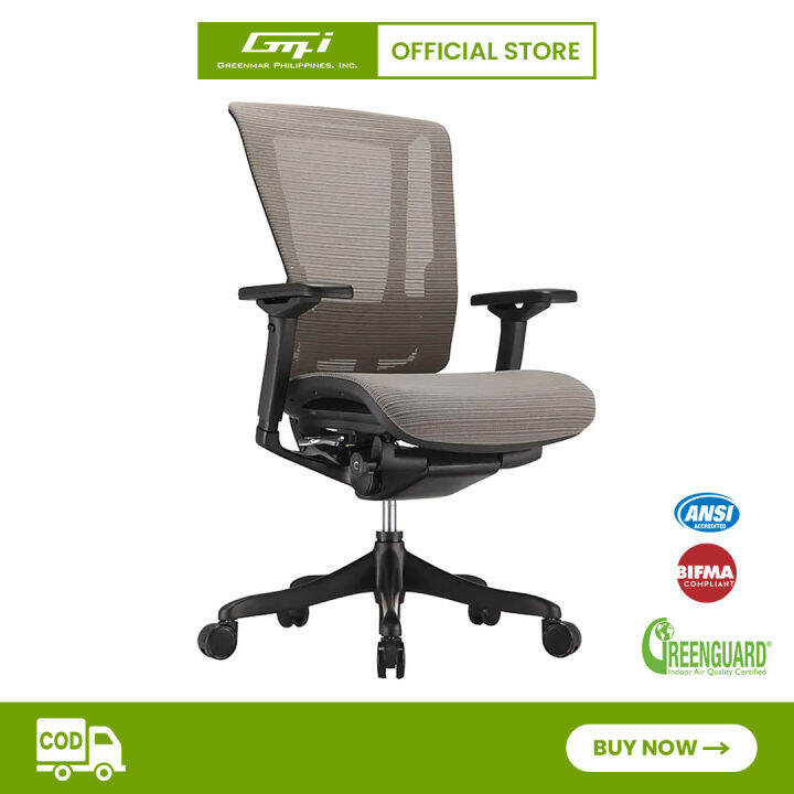Nefil Luxury Mid-back Ergonomic Chair | Lazada PH
