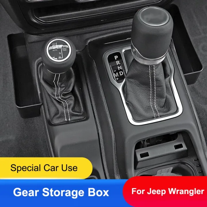 Car Gear Shift Storage Box Gear Shifter Side Tray Pallets Stowing ...