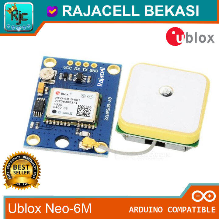 Module GPS Ublox Neo-6M V2 Neo 6M Micro USB double antena for Arduino ...