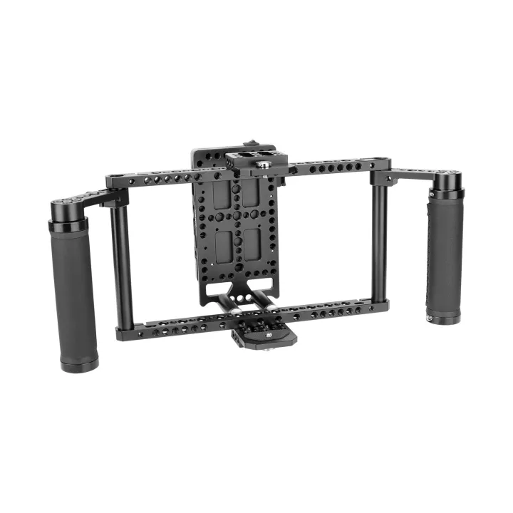 SZRIG Universal 7" & 5" Director's Monitor Cage Rig With Power Supply ...