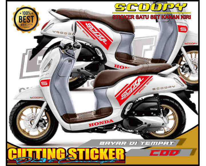 STICKER SCOOPY SPECIAL EDITION CUTTING STICKER SCOOPY PRESTIGE | Lazada ...