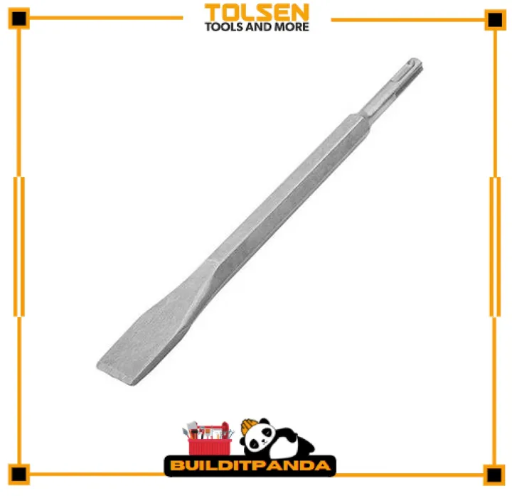 Tolsen SDS Plus Flat Chisel (14 x 250 x 20mm) 75441 Industrial Grade ...
