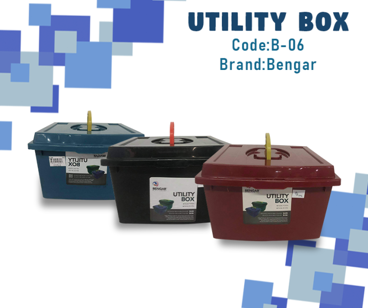 Edepot #B-06 Bengar Plastic Utility Box Colored Durable COD | Lazada PH