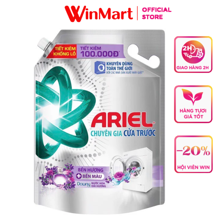 [Siêu thị WinMart] - Nước giặt Ariel Downy Hương Nước Hoa Oải Hương túi 3.9kg | Lazada.vn