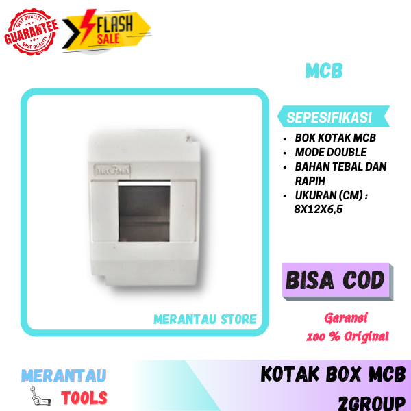 Kotak Box MCb 2 Group Listrik Circuit Breaker Isi 2 Group | Lazada ...