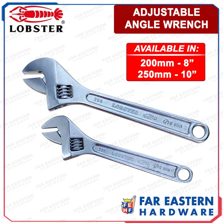 LOBSTER Adjustable Angle Wrench 200mm | 250mm | Lazada PH