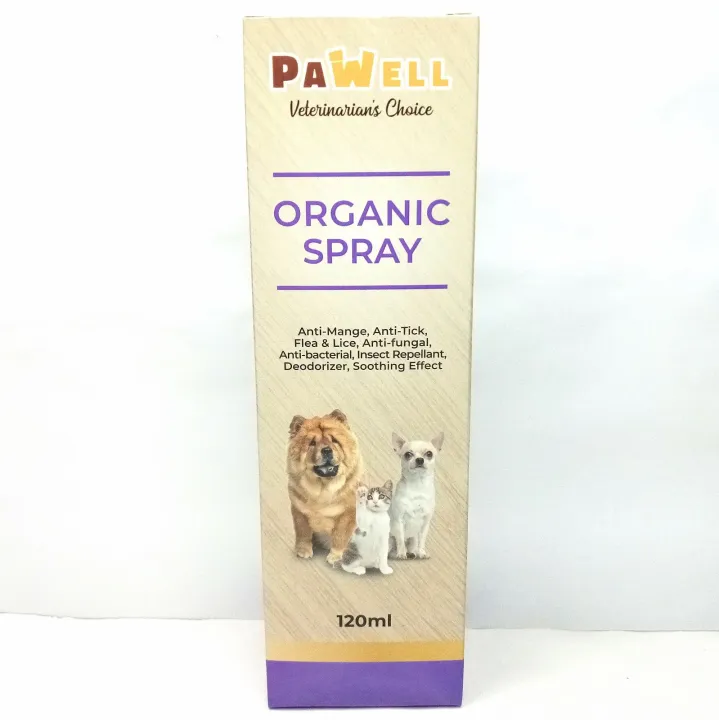 [CL REYES AGRIVET] 1Box (120ml) Organic Spray / Anti-Mange, Anti-Tick ...