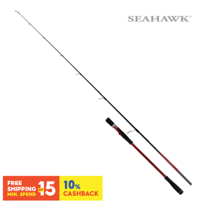 Seahawk Jigging X'Pert Spinning Rod l Full Carbon Blank l 30T High ...