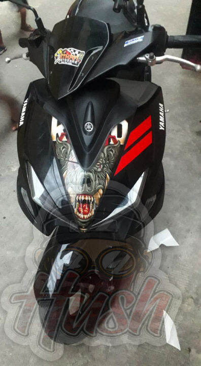 Aerox front sticker (big V) with free 2 stickers | Lazada PH