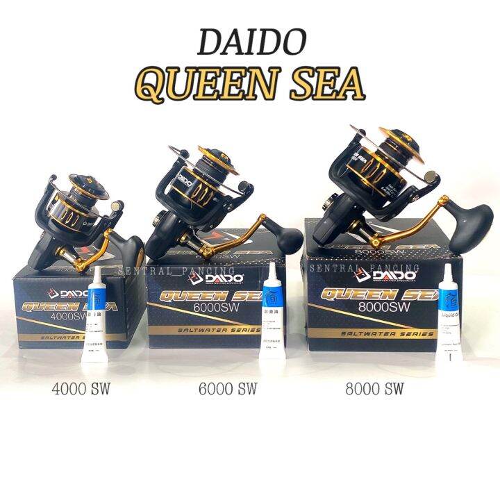 Reel Spinning Daido Queen Sea SW 4000 6000 8000 | Lazada Indonesia