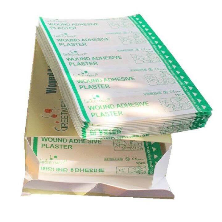 Wound Adhensive Plaster - Băng cá nhân GREETMED hộp 100 miếng che vết ...