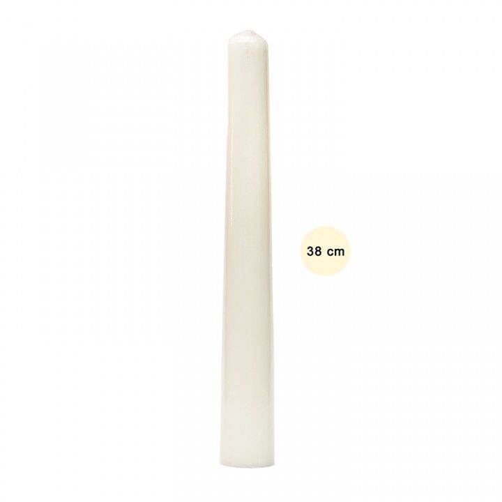Lilin Altar Besar ( Uk. 38 x 4,7cm ) Lilin Putih Polos Peralatan Misa ...