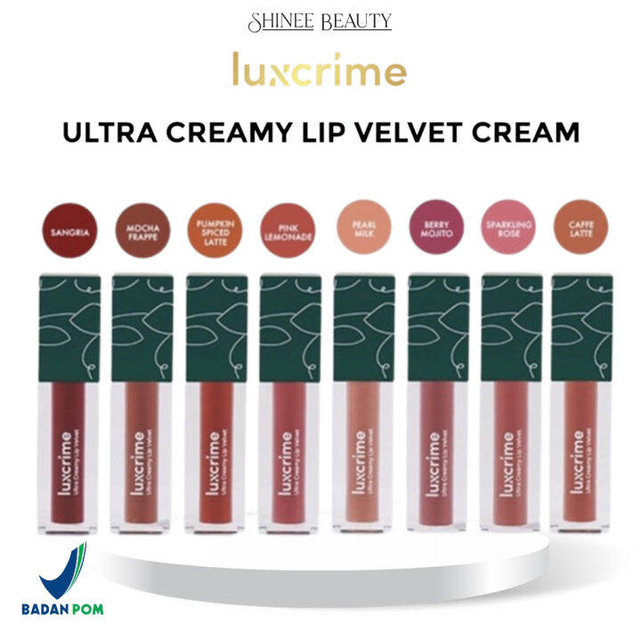 Luxcrime Ultra Creamy Lip Velvet | Ultra Light Lip Stain | Lip Cream ...