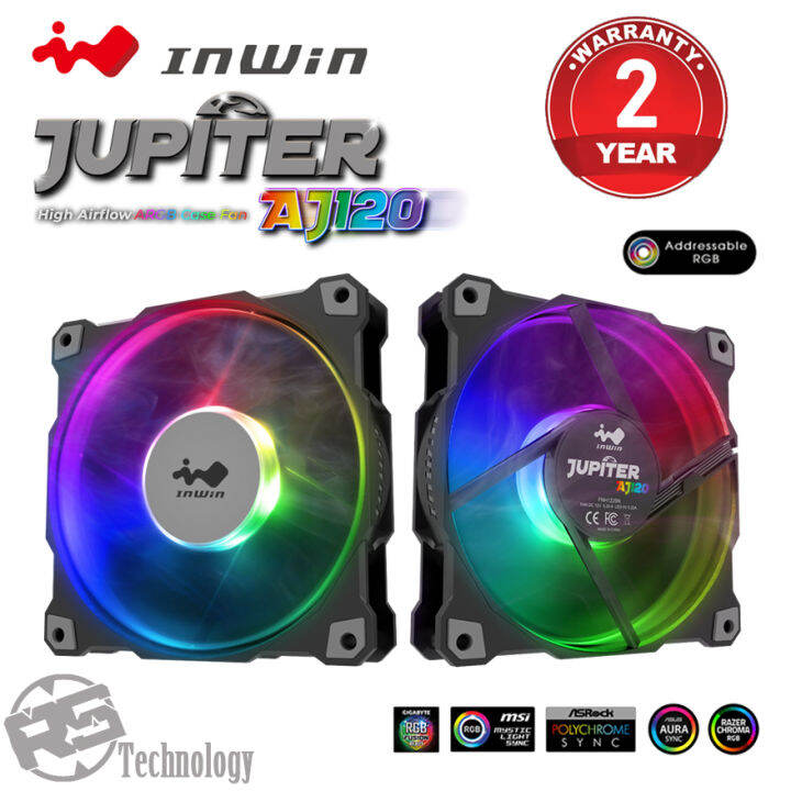 InWin Jupiter AJ120 Triple Pack ARGB Chassis Fan - InWin ARGB Fan | Lazada