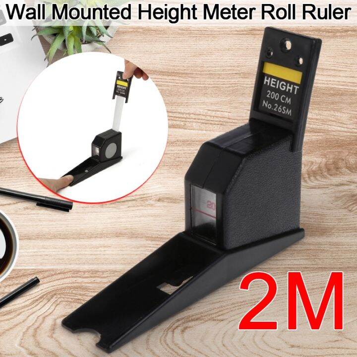 Body Height Rod Wall Mounted Height Meter Roll Ruler Growth Stature ...