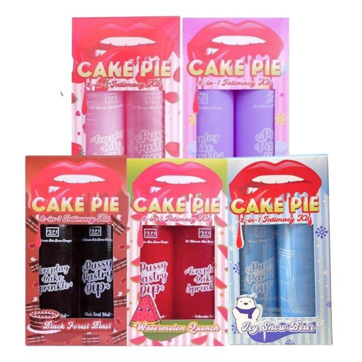 CAKE PIE 2-IN-1 INTIMACY KIT by CAKEPIE Feminine Wash and Spray Avail Flavors Cotton Candy Black ...